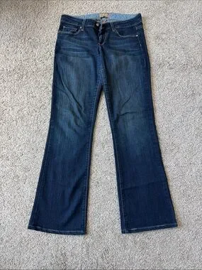 PAIGE | Jeans | Paige Womens Dark Blue Low Rise Canyon Bootcut Jeans ...